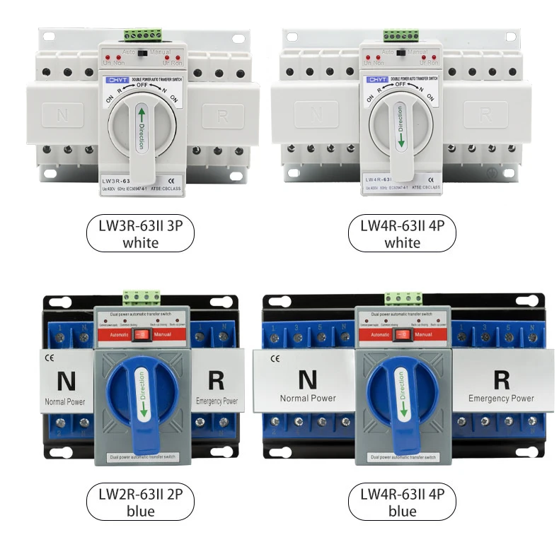 Intelligent Automatic Generator Transfer Switch Change Over Single ...