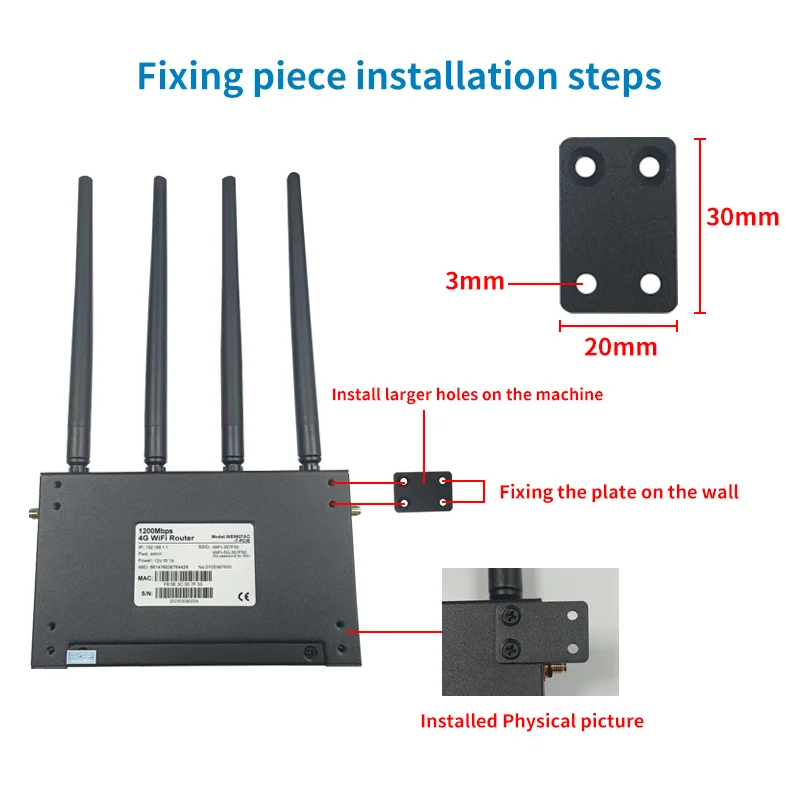 4g Industrial Router Wifi Router With Sim Card Slot 4g Lte Router - Buy ...