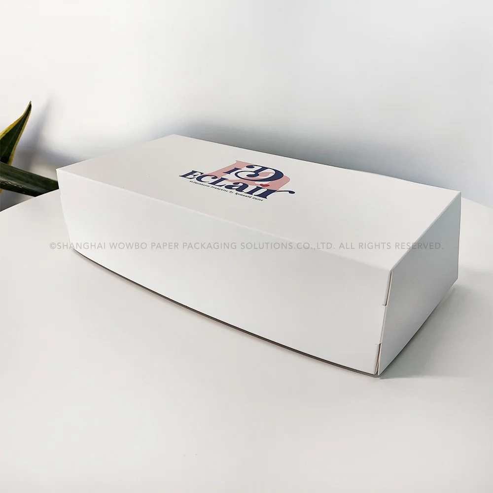 Customizable White Sustainable Food-grade Rectangular Logo Printing ...