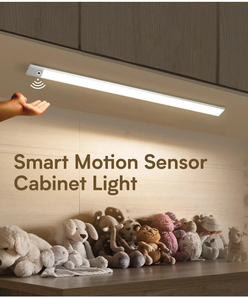 Rechargeable Linkable Remote Control Display Cabinets Light Led Under ...