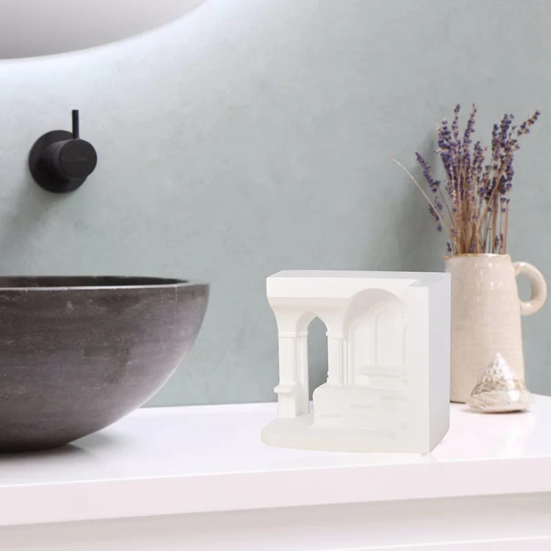 13973 Home Decor European Character Palace Arch Roman Column Plaster ...