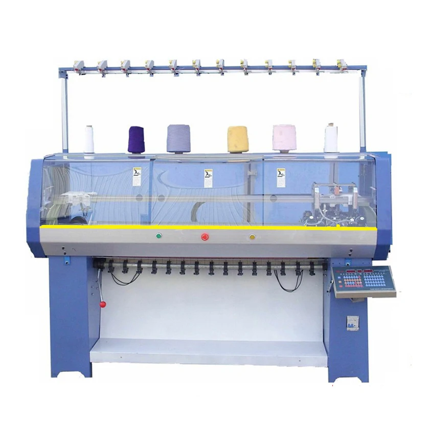Semi Auto Hand Manual Collar Cuffs Flat Knitting Machine Sweater Stoll ...