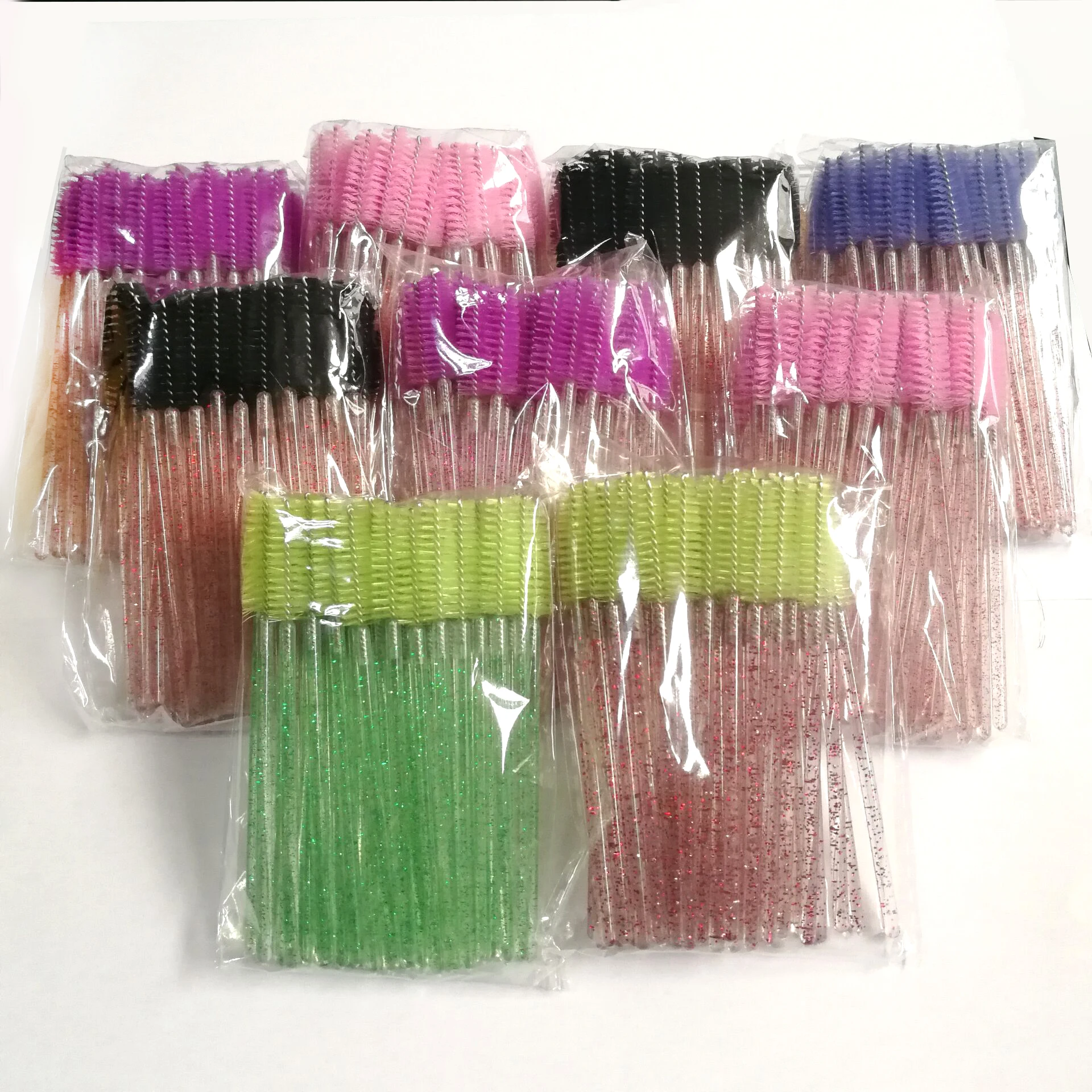 Private Label Mini Eye Lash Eyelash Spoolies Cleaning Brush In Tube ...