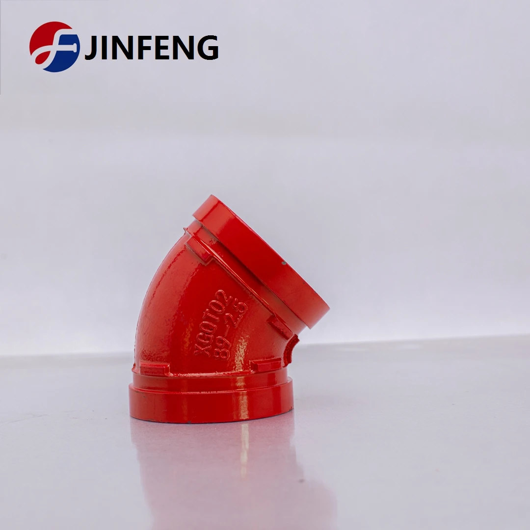 JINFENG 2-Inch Ductile Iron Elbow Fire Sprinkler System Fire Fighting ...