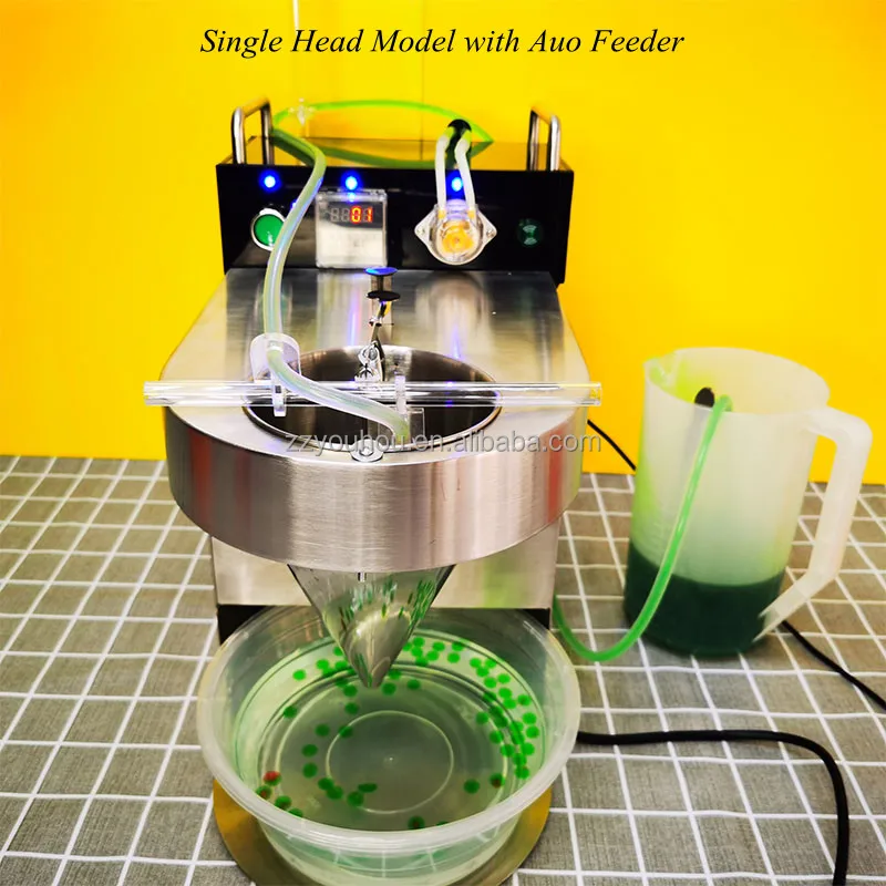 4 Heads Caviar Pearl Popping Boba Making Machine Popping Boba Machinery ...