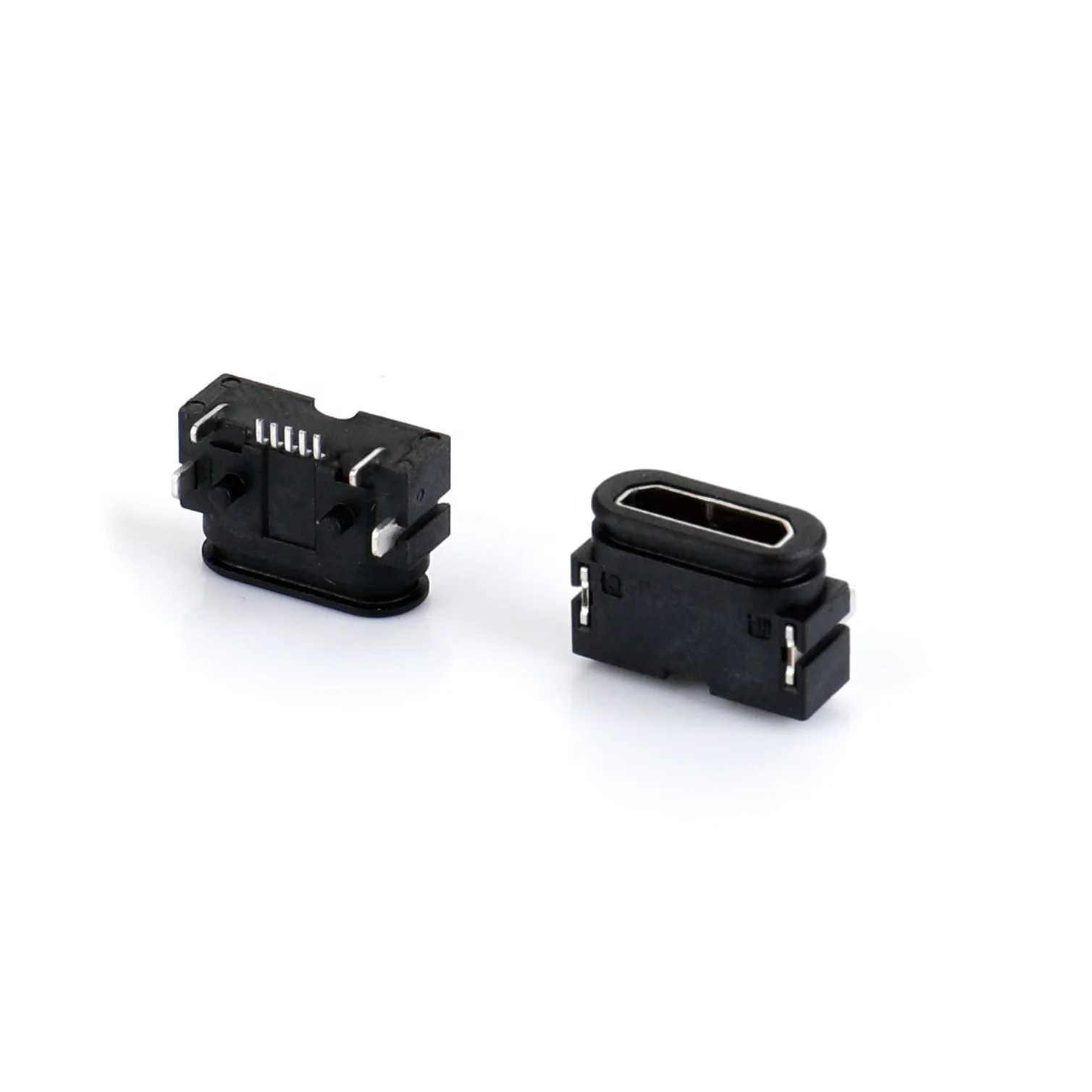 Usb Waterproof Micro Connector 90 Degree Angle Smt Female Connector Usb ...