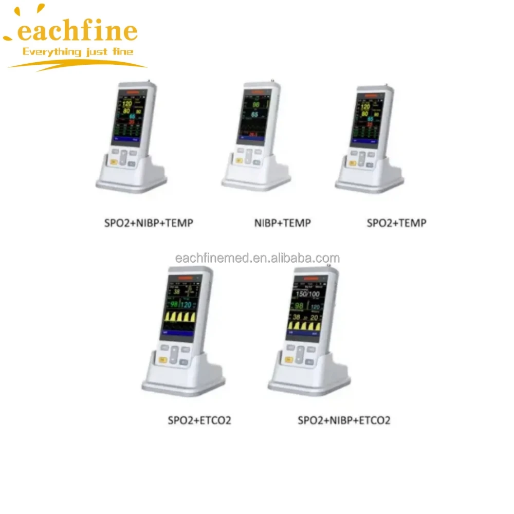 Medical Vet Multiparameter Portable Capnograph Spo2 Saturation Vital ...