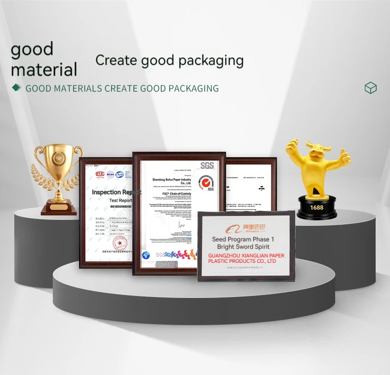 Free Design White Shiny Shipping Boxes Rectangle Packaging With ...