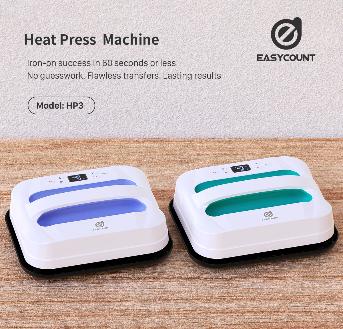 Hp3 Heat Press Machines 12x10 Inch Fashion Purple Heat Press For Tshirt ...