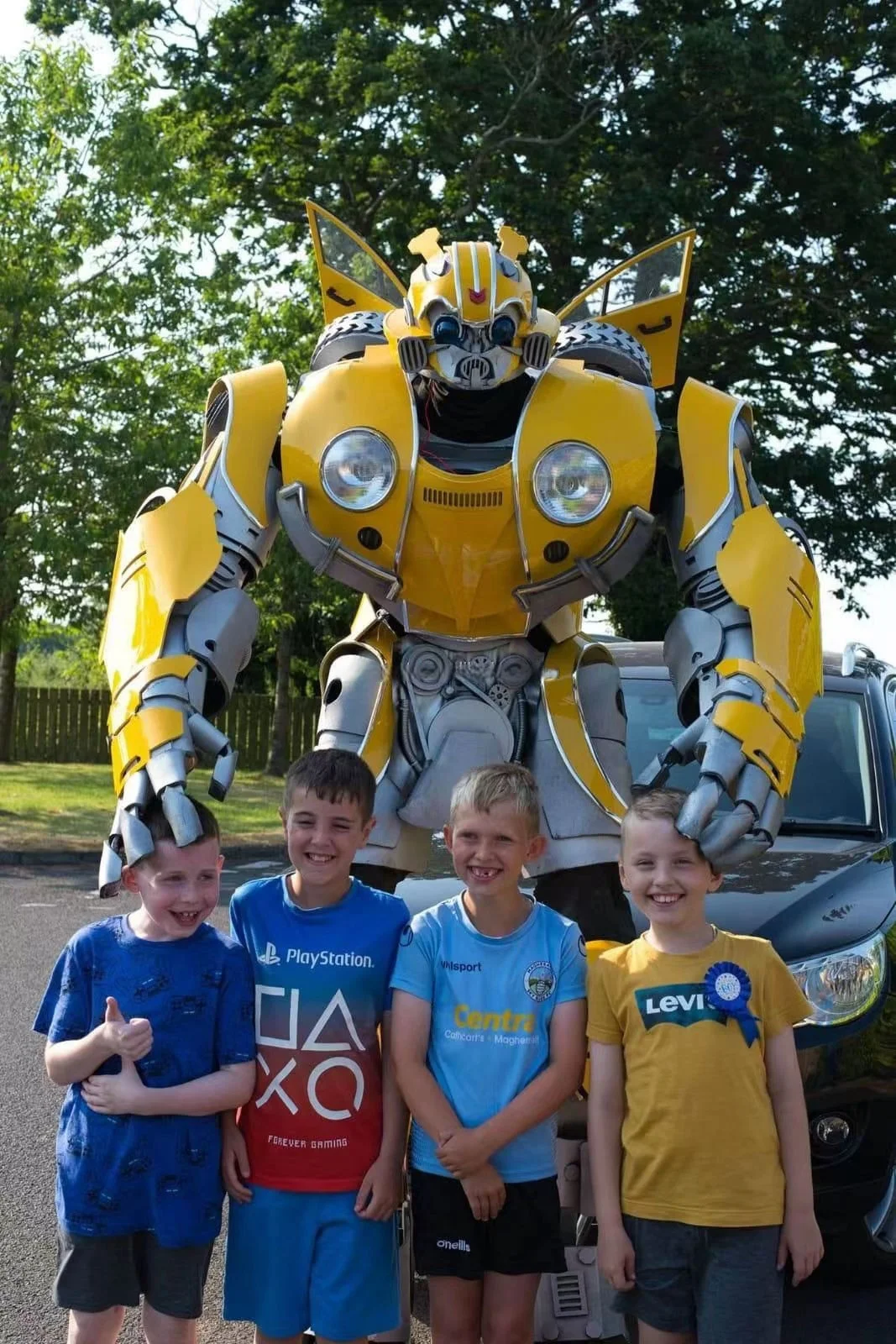 Custom Led Large Prop Bum Blebee Armor Character Robot Costume Giant ...