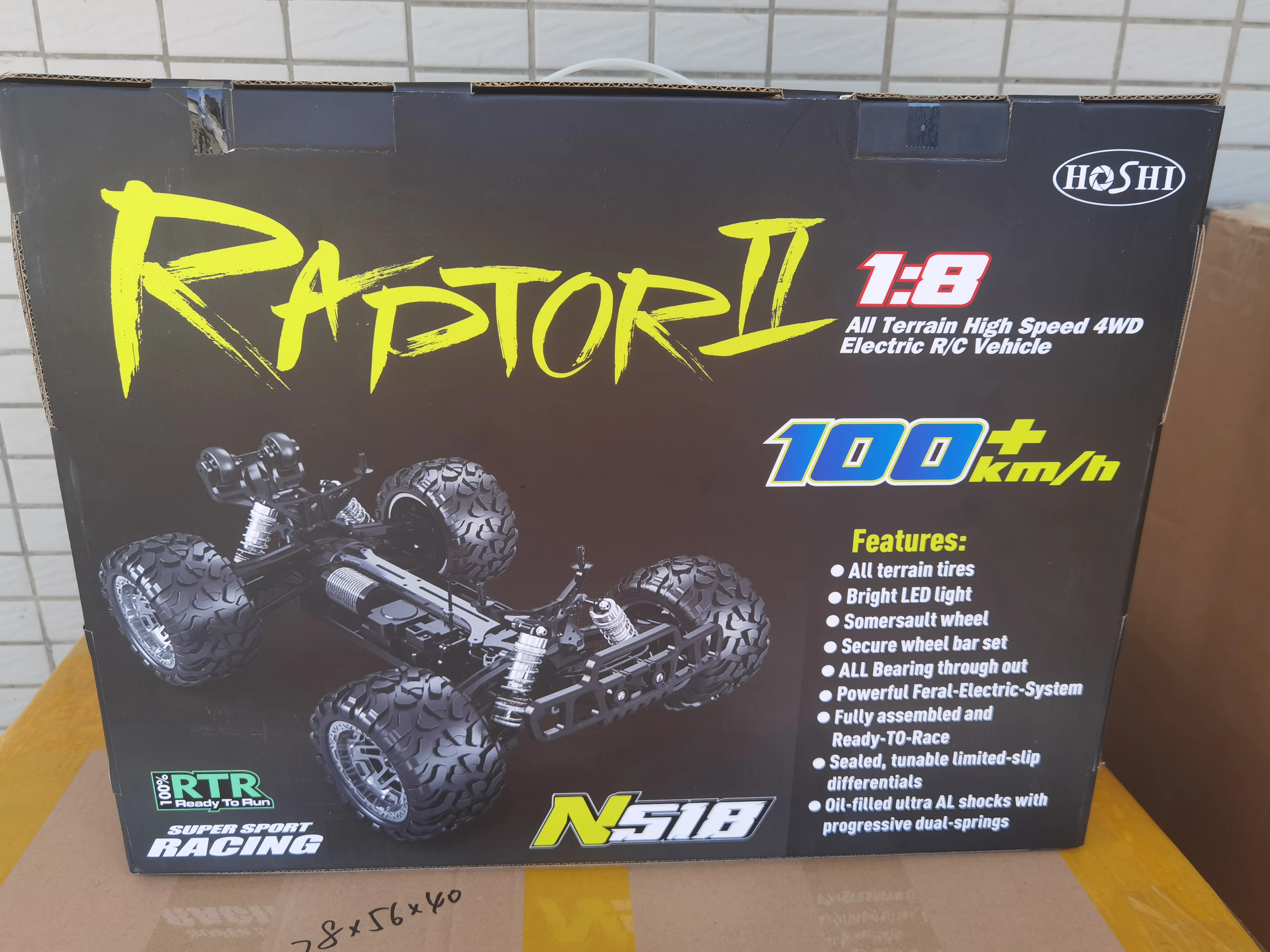 N518 Brushless Off-road Truck Racing Car Rc Car 4wd 1/8 Scale 100km/h+ ...