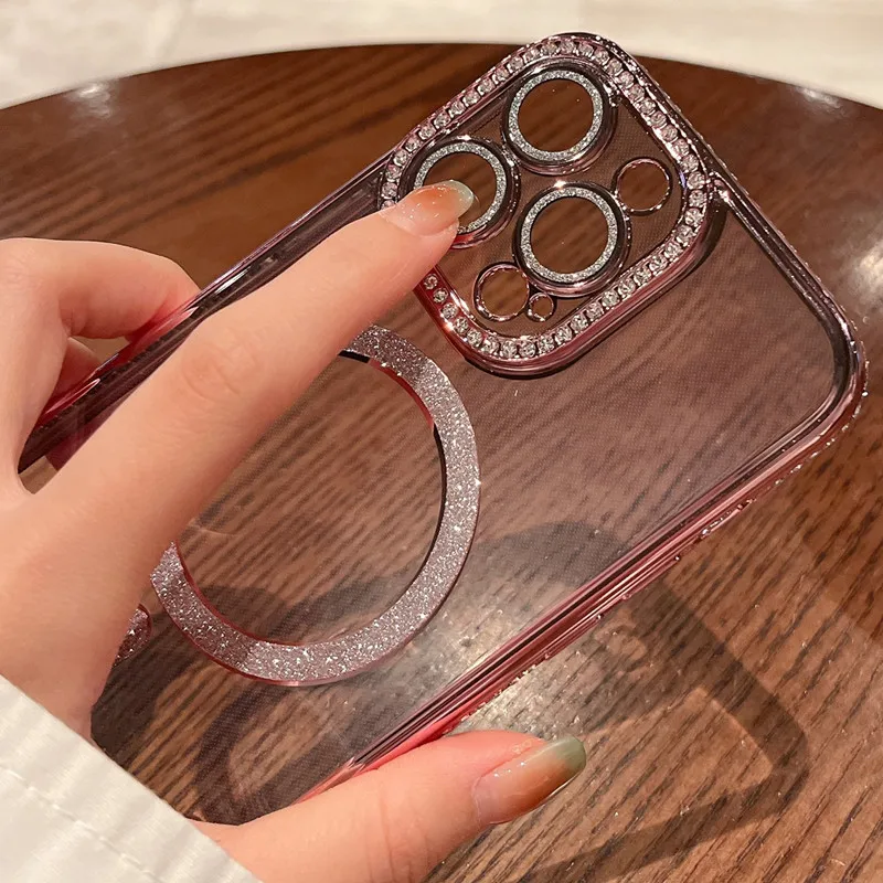 Luxury Glitter Crystal Diamond Phone Case For Iphone 11 12 13 14 15 Pro ...