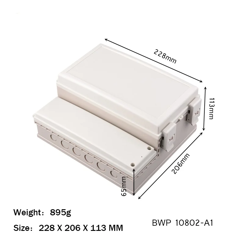 Waterproof Plastic case Electric Junction Box ABS Plastic Enclosure Diy ...