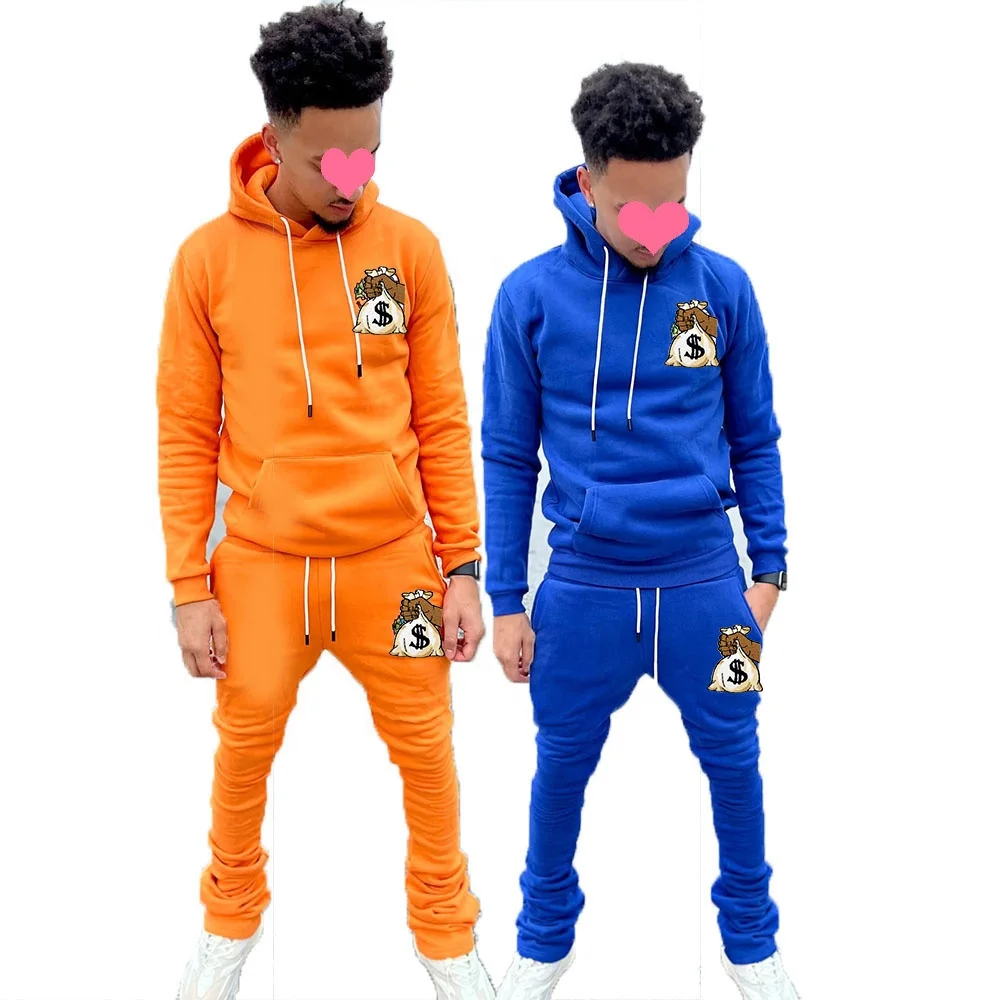 King Young Stacked Joggers - Custom Embroidery & Comfort