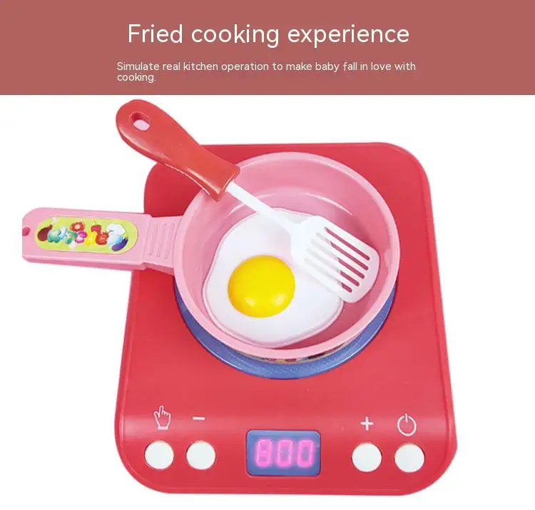 Puzzle Simulation Induction Cooker - Educational Kitchen Toy