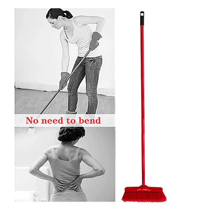 Hq0578 Chile Market Economic Plastic Broom Part Besom Indoor Cleaning ...