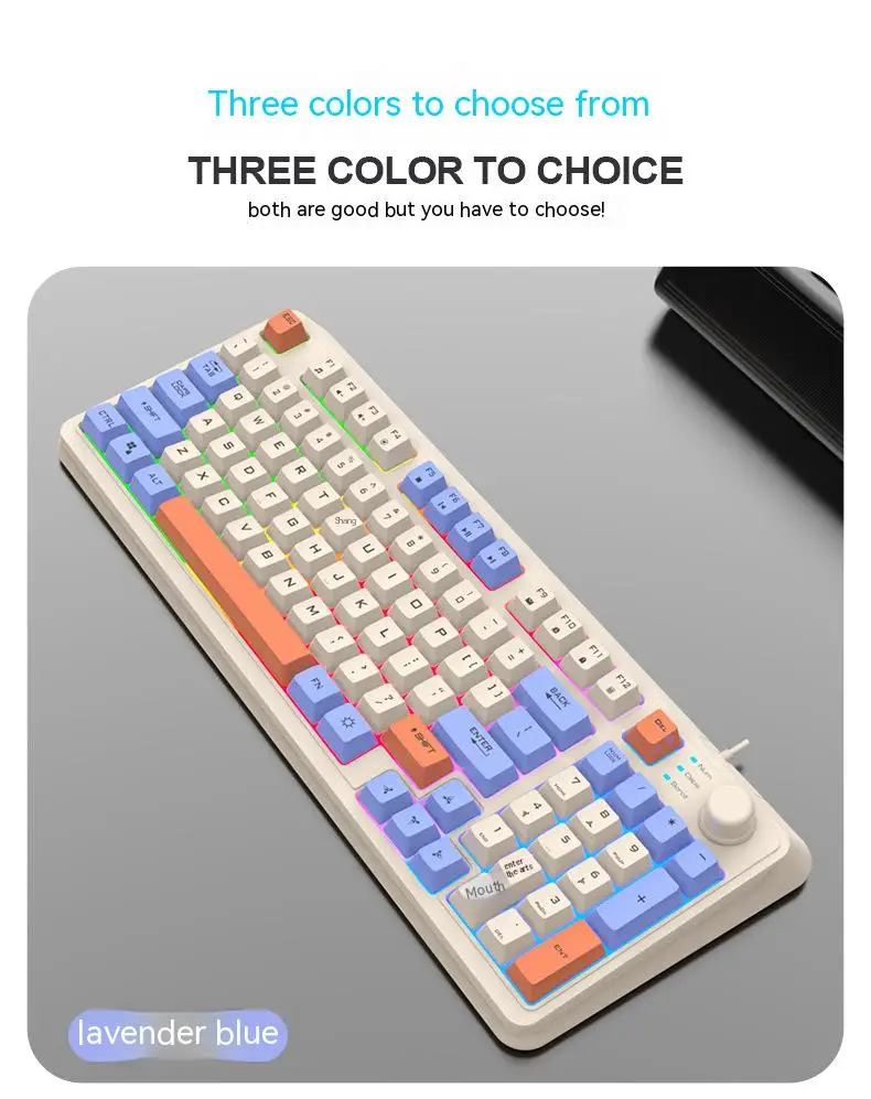 XUNFOX K82 Wired Keyboard - Ultimate Gaming Experience