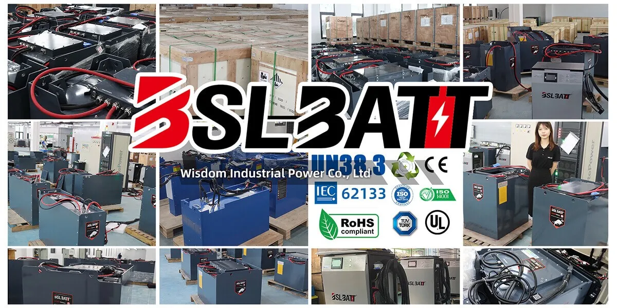 BSLBATT Electric Forklift Lithium Ion 24v 36v 48v Forklifts Battery ...