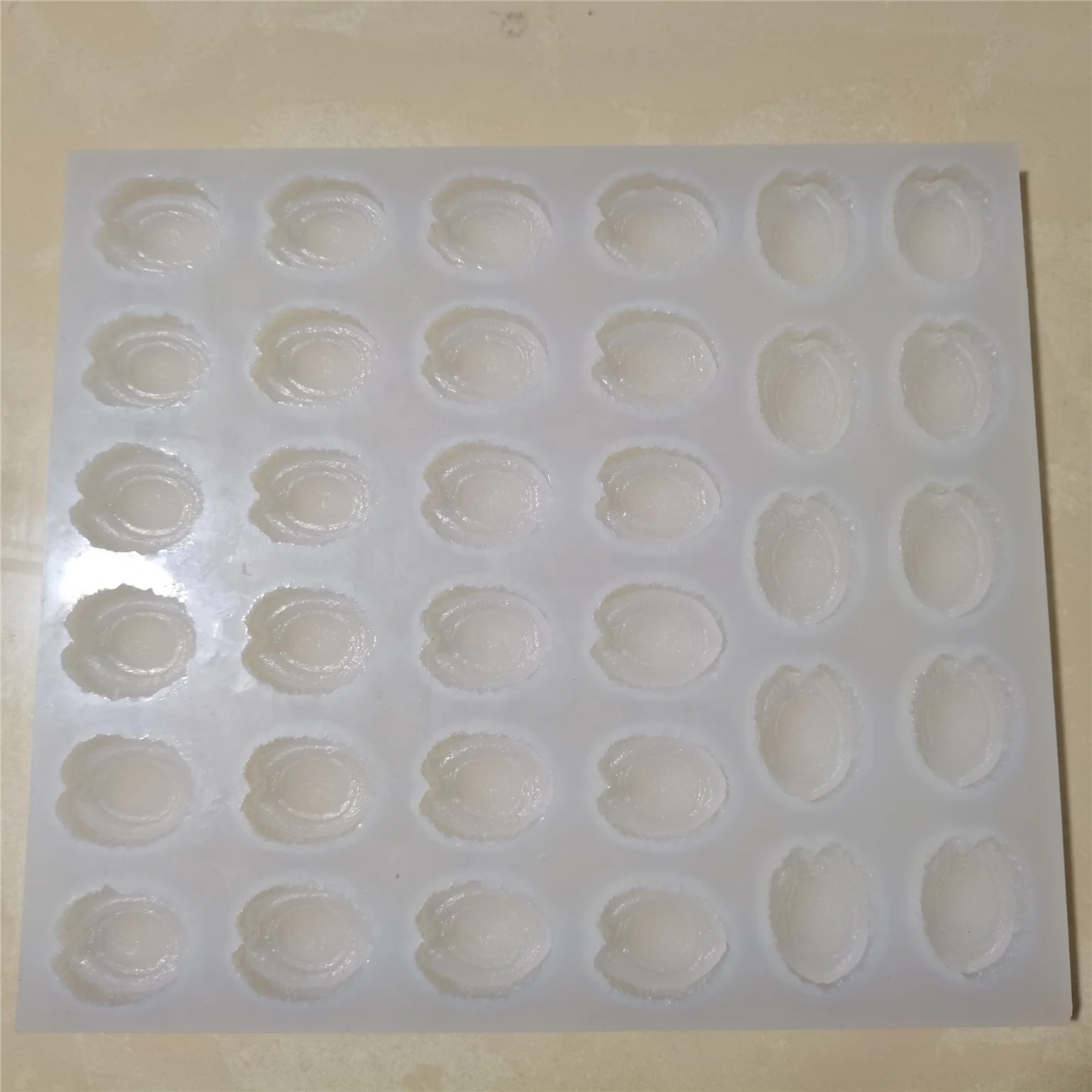 36 Cavities Custom Food Grade Simulation Abalone Silicone Mold For ...
