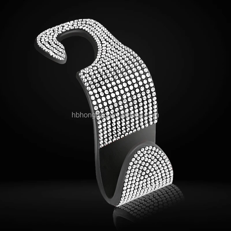 Mini Cute Car Seat Hook Shiny Diamonds Portable Seat Headrest Organizer Holder Hooks - Buy Mini ...