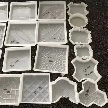 Concrete Plastic Form Cast Block Pavement Floor Road Construction Mold ...