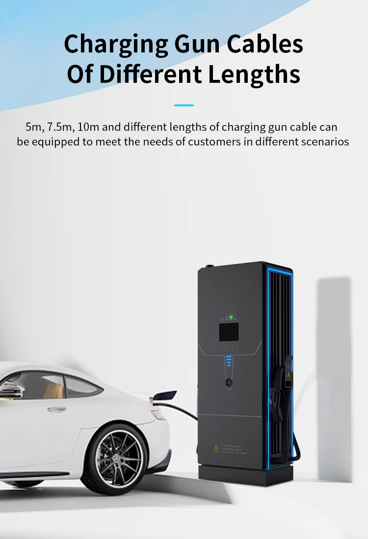 Ev Dc Fast Charging Station Ev Charger Ccs Ev Charger With 8 Inch Lcd ...
