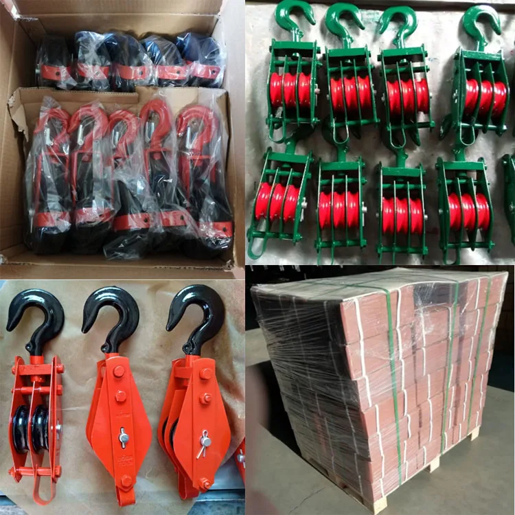 Small Capacity Steel Rigging Snatch Pulley Block With Shackle - Buy ...