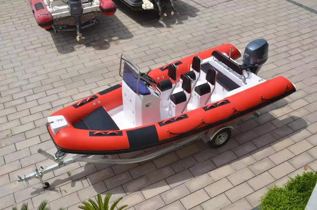 Customize 21.5ft Ocean Rib Boat Inflatable 6.5m Hydraulic Steering ...
