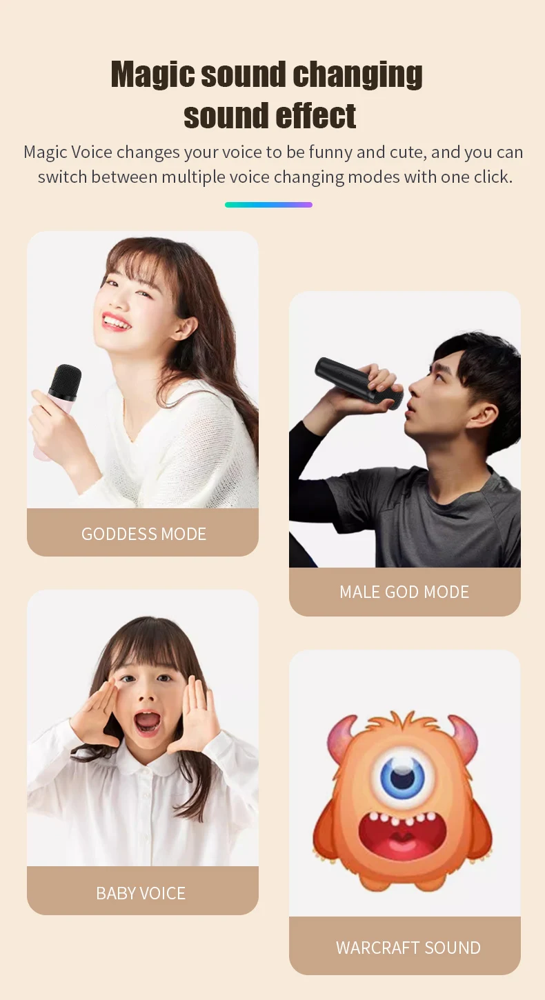 Party Gift Box with Wireless Microphone and Small Cubic Box Speaker ...