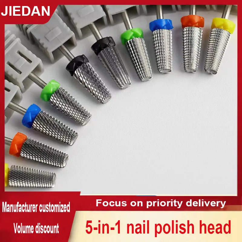 Wholesale Various 5 In 1 Nail Drill Bits Rotary Burrs Electric Nail ...