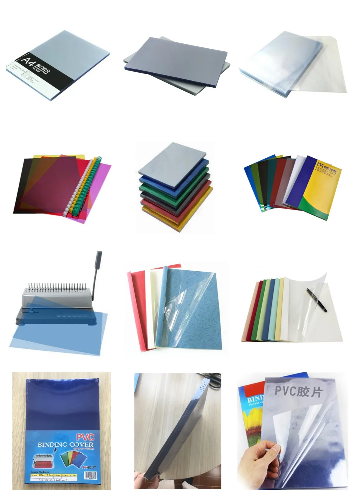 A4 Transparent Sheet Plastic Pvc Hard Binding Cover - Buy Pvc Hard Binding Cover,Plastic Pvc ...