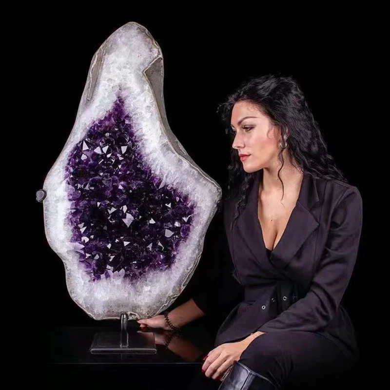 High Quality Healing Stone Customization Natural Amethyst Cathedral ...