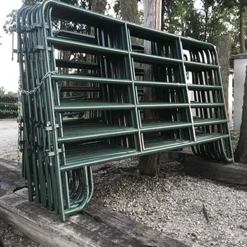 Usa 12 Ft Powder Coated/galvanized Livestock Cattle Corral Panels And ...