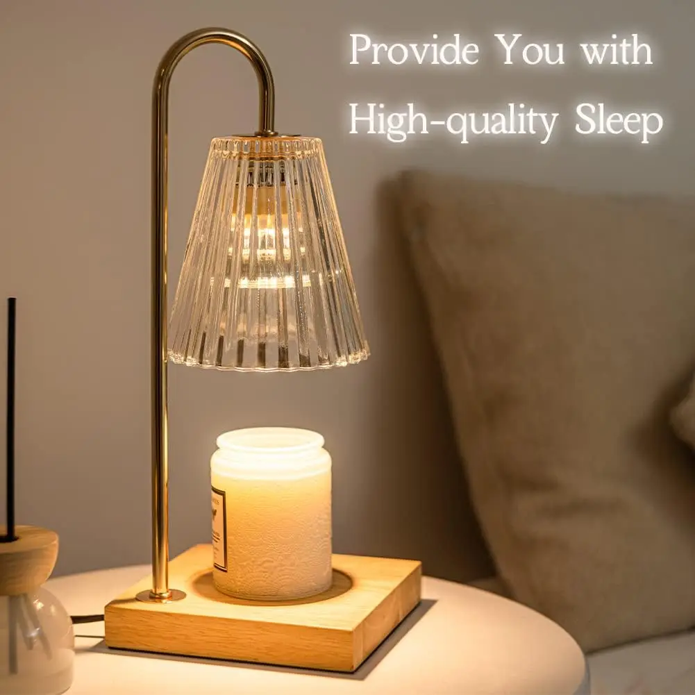 Timer Adjustable Modern Melting Wax Candle Warmer Table Lamp Romantic ...