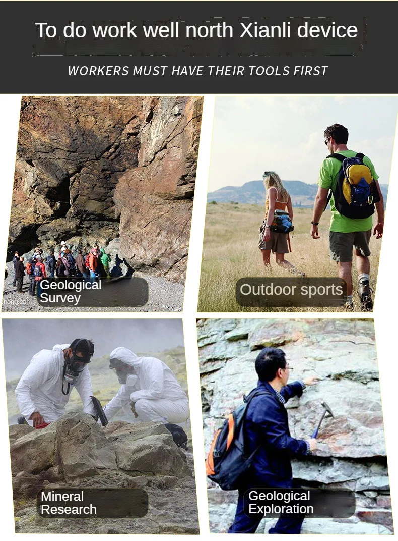 Multifunctional Professional Geological Hammer Geological Exploration ...