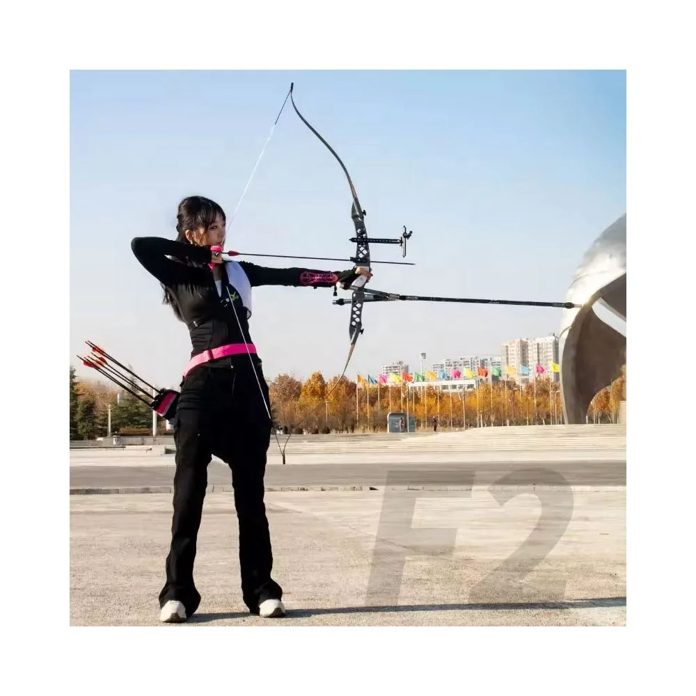 Spg Takedown Recurve Bow And Arrow 18-38 Lbs Archery Metal Riser Right ...