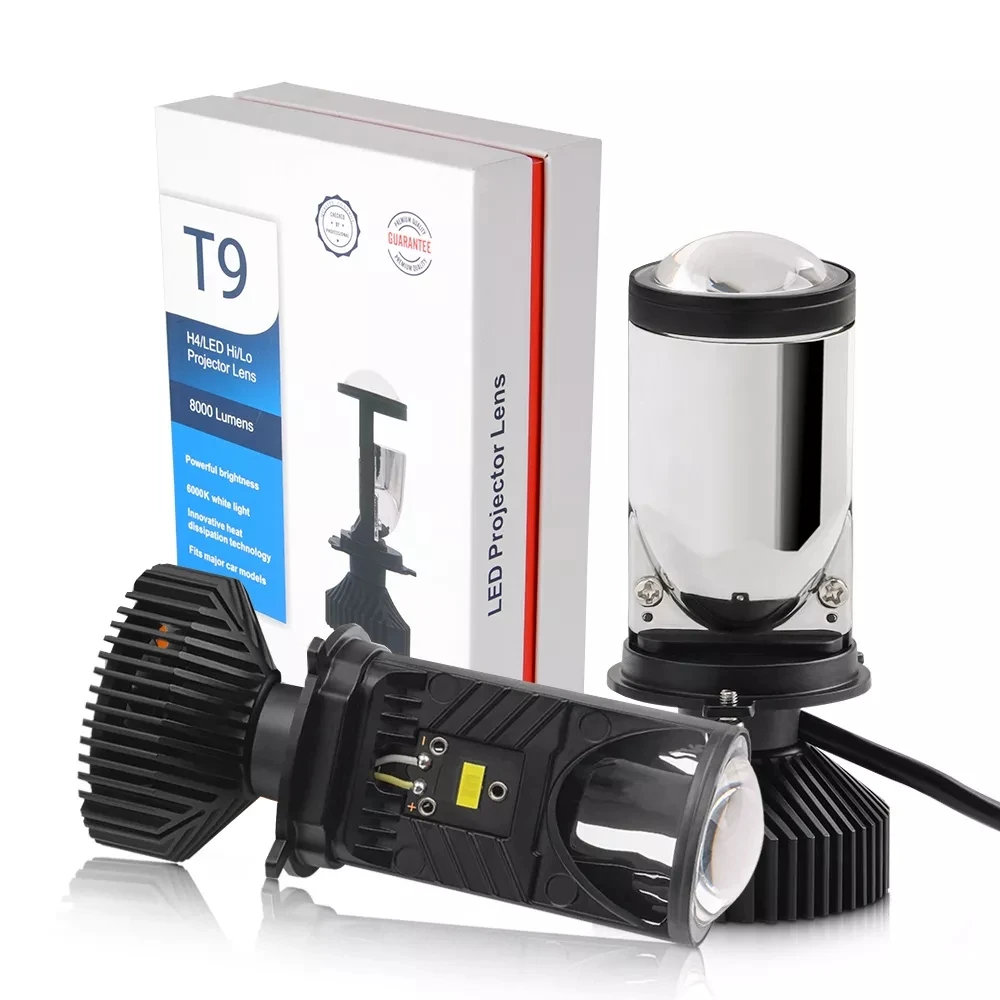 Super Bright Projector LED Headlight Lens - 20000LM H4