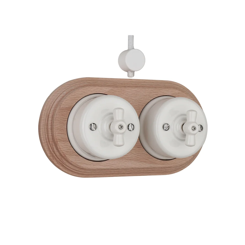 Vintage Porcelain Rotary Light Switch | Retro Ceramic Switch for Villas ...