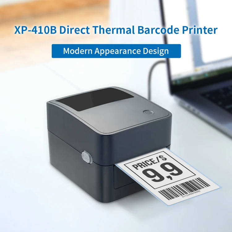 Xprinter XP-410B - 4 Inch Thermal Barcode Printer for Receipts