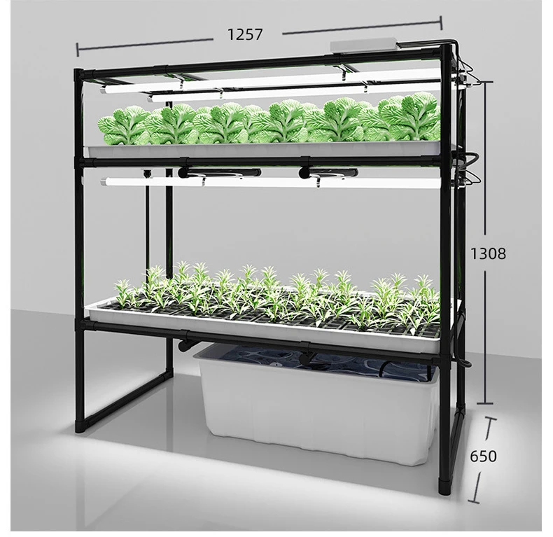 Indoor Farming Led Light for Hydroponic Rack Multiple Tiers Vertical ...