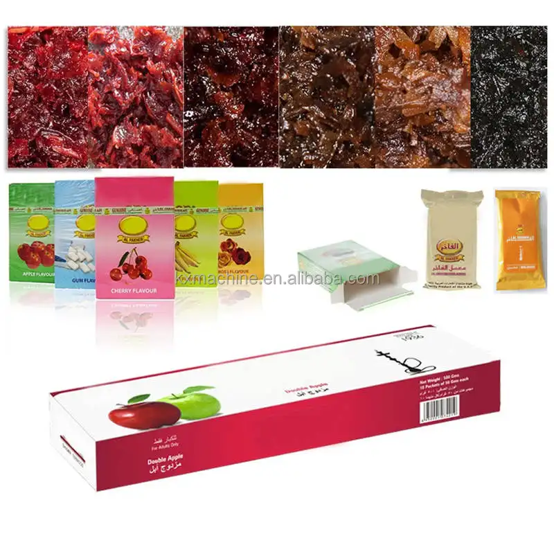 Automatic Shisha Tobacco Molasses Box Packing Machine Sachet Cartoning ...
