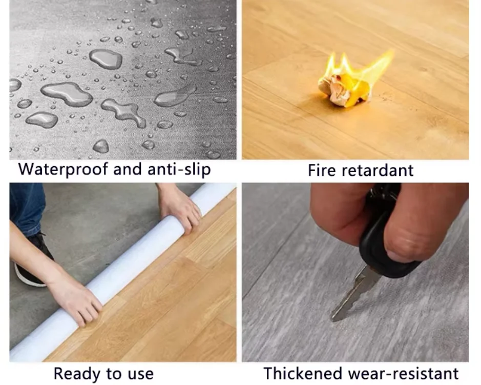 PVC Flooring - Durable, Anti-Bacterial, and Eco-friendly