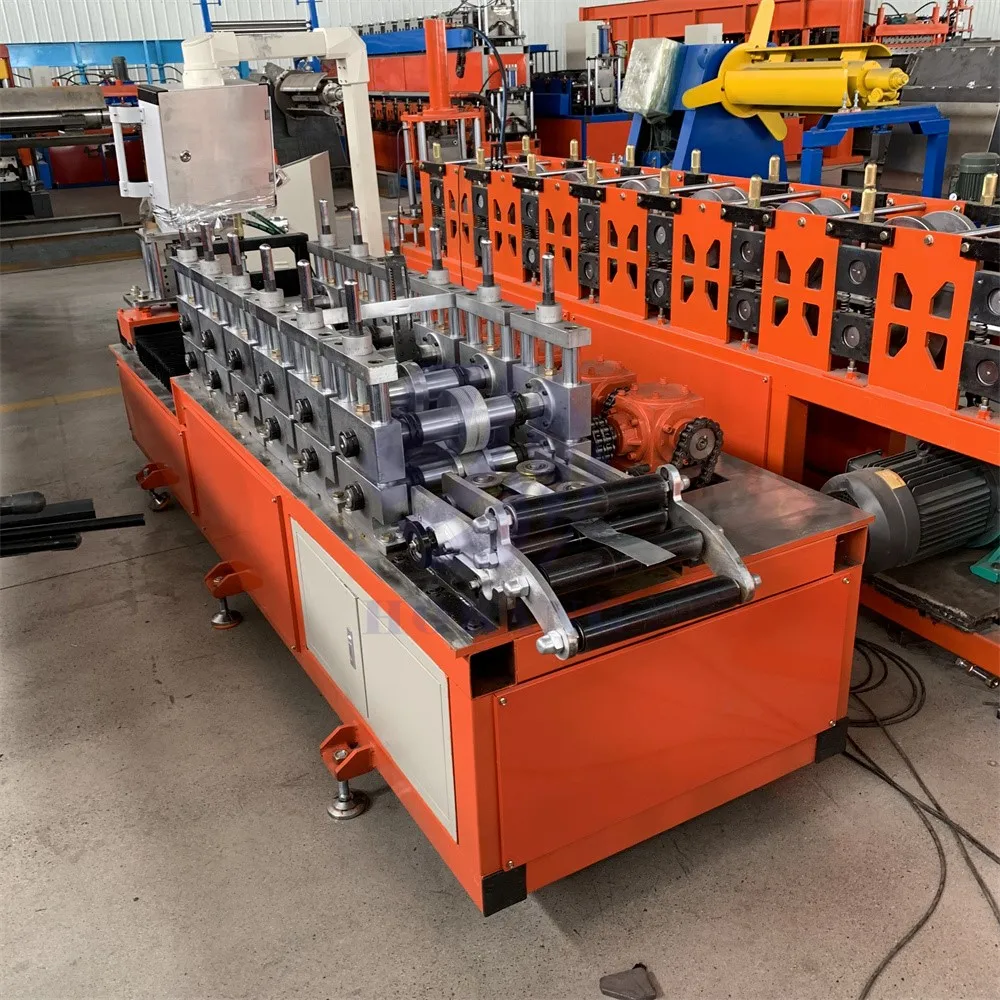 Automatic Metal Steel Framing Structure Building C Purlin Cold Roll Forming Making Machine For ...