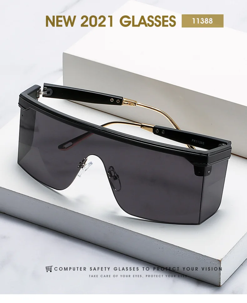 Mejores 11388 Square Sunglasses 2022 New Uv400 Plastic Vintage Shades ...