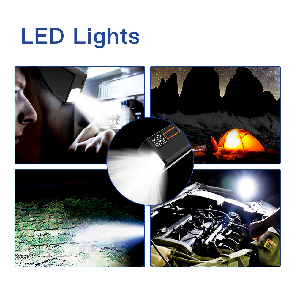 Portable Air Compressor Rechargeable Cordless Sportsball Pump Material ...