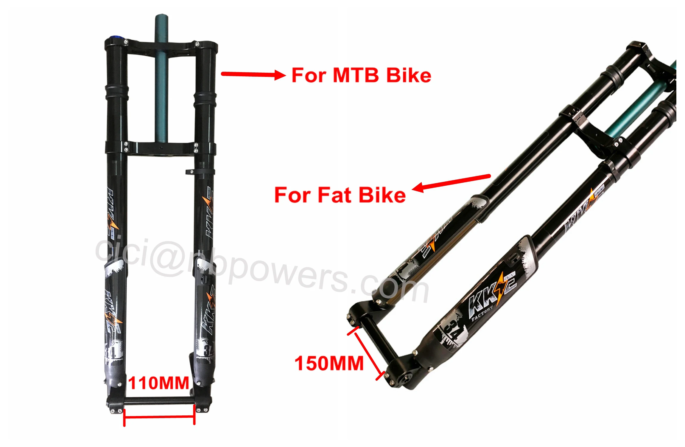 Nbpower Frame with KKE Fork & Shock for Ebike Conversion