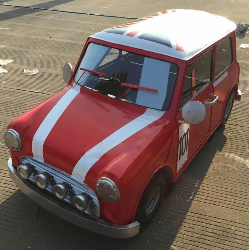 European Style Exhibition Props Full Size Electric Car Vintage Model ...