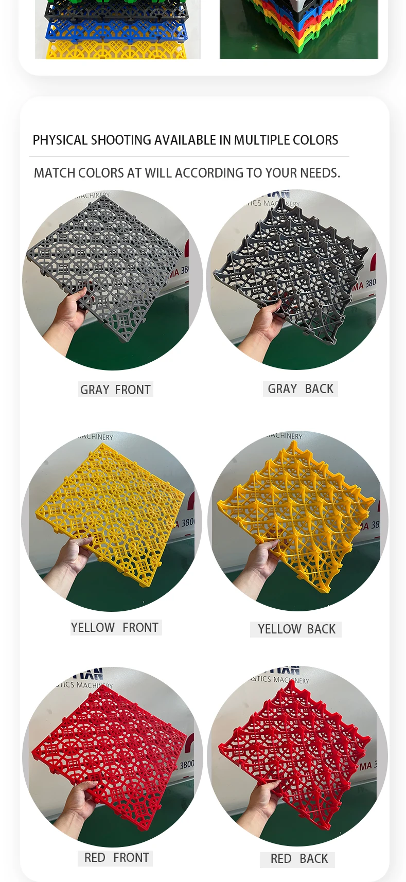 10 Years Service Garage Tiles Interlocking Flooring Pvc Garage Floor ...
