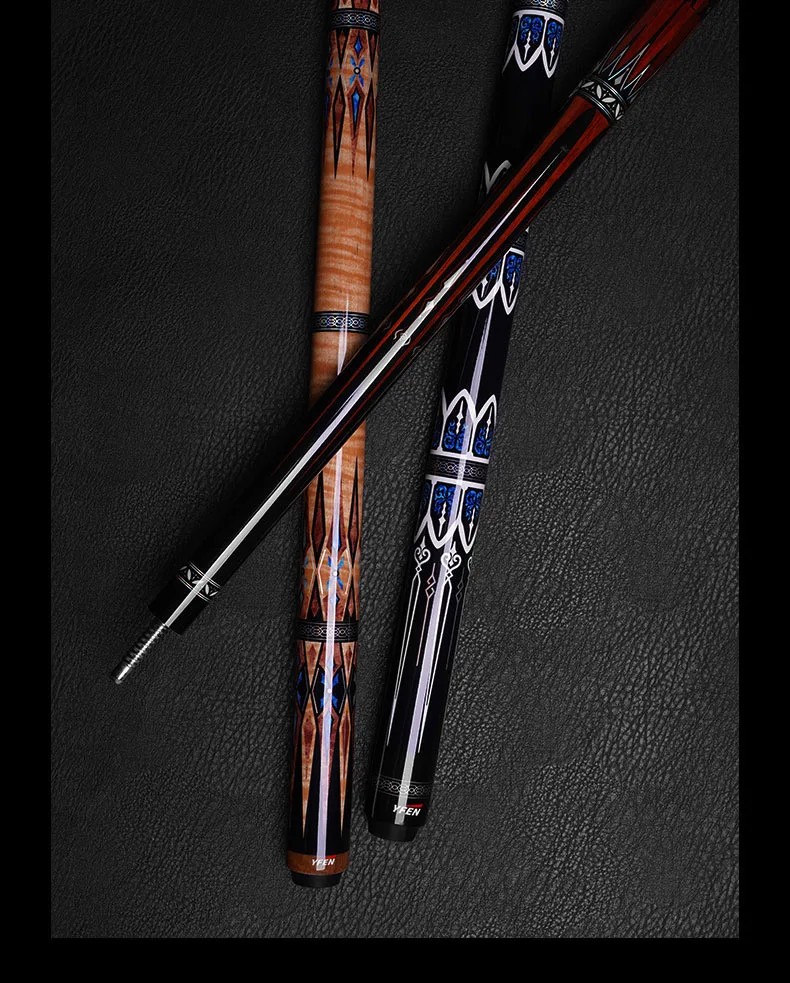 New Design High-tech Yfen Carbon Fiber Shaft Handmade Inlay 11.75mm/12 ...