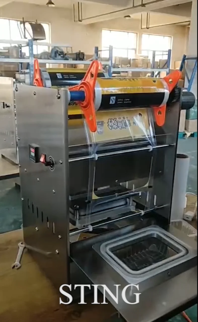 Automatic Commercial Tabletop Ready Meal Food Tray Packaging Sealer ...